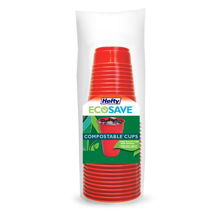 Hefty ECOSAVE™ Compostable Party Cups | Hefty